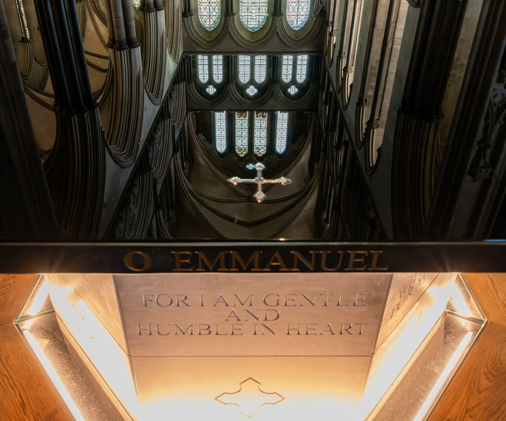 Humility, gentleness, patience - Salisbury Cathedral